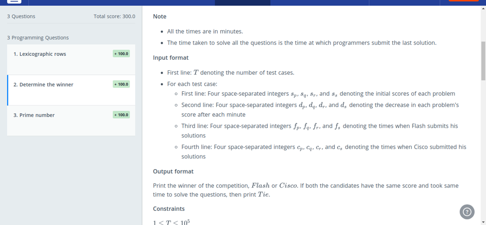 Mock Test Hackerearth Leetcode Discuss