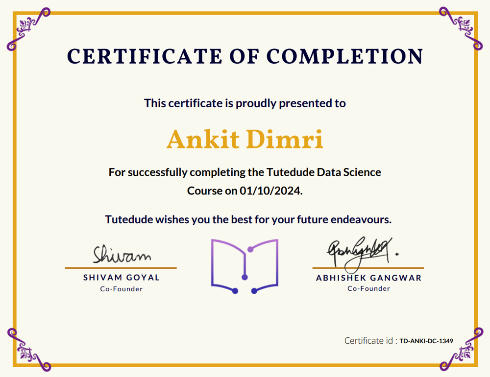 Ankit Dimri - -- | LinkedIn