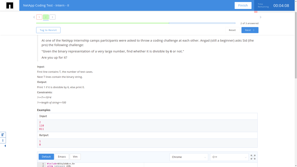 NetApp OA - LeetCode Discuss