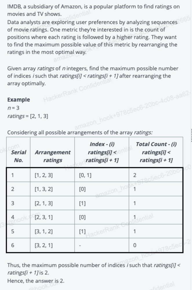 Amazon OA for SDE II - Discuss - LeetCode