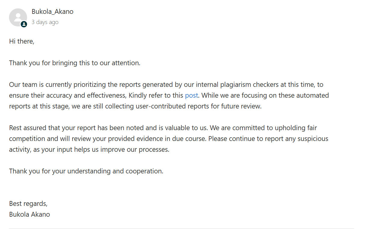 Let's see when LC will ban this user who has violated the rules at least five times. - Discuss ...