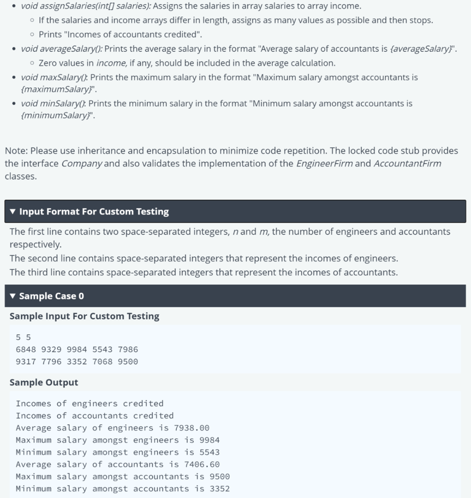 Employee Implementation Online Assessment Hackerrank How To Solve