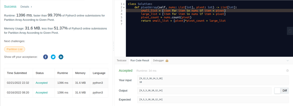 Simple solution faster than 99.7% - LeetCode Discuss