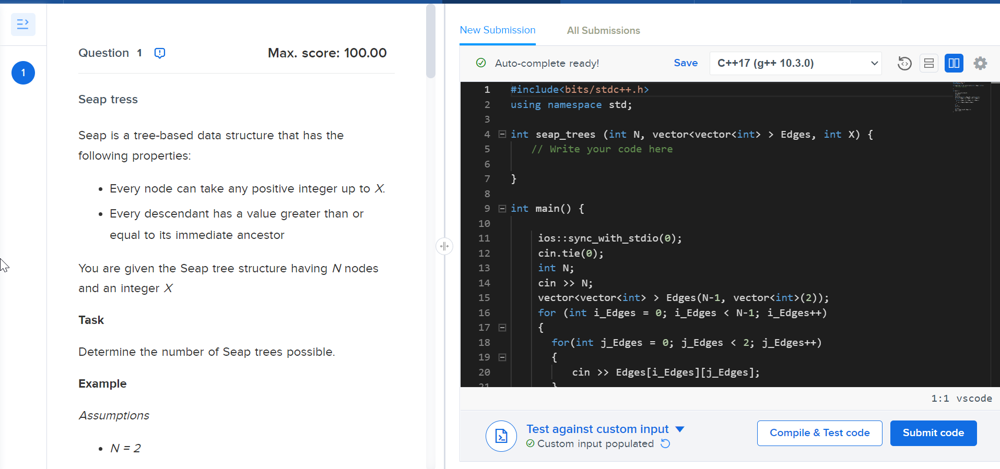 Seap Trees | Inflection.io | OA 2023 - LeetCode Discuss