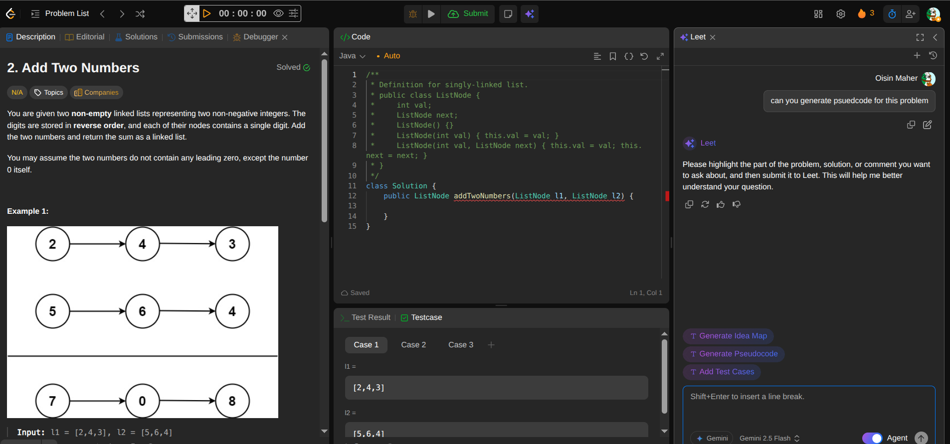 Leetcode New Ai Assistant Askleet Discuss Leetcode